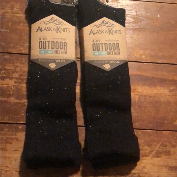 Alaska Knits | Accessories | Alaska Knits Nwt Wool Knee Socks | Poshmark